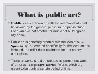 Public art | PPT