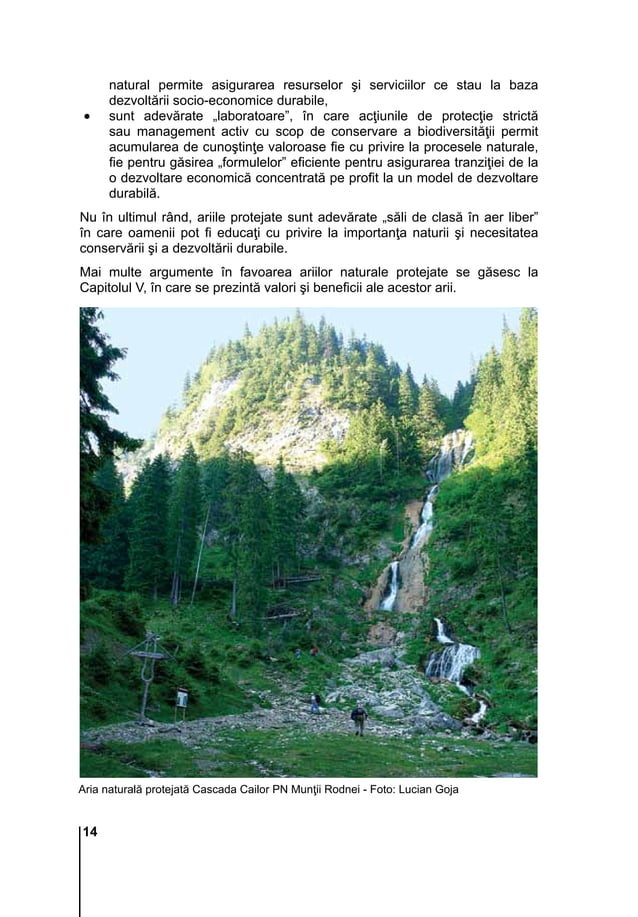 Ariile protejate din Romania, Notiuni introductive | PDF