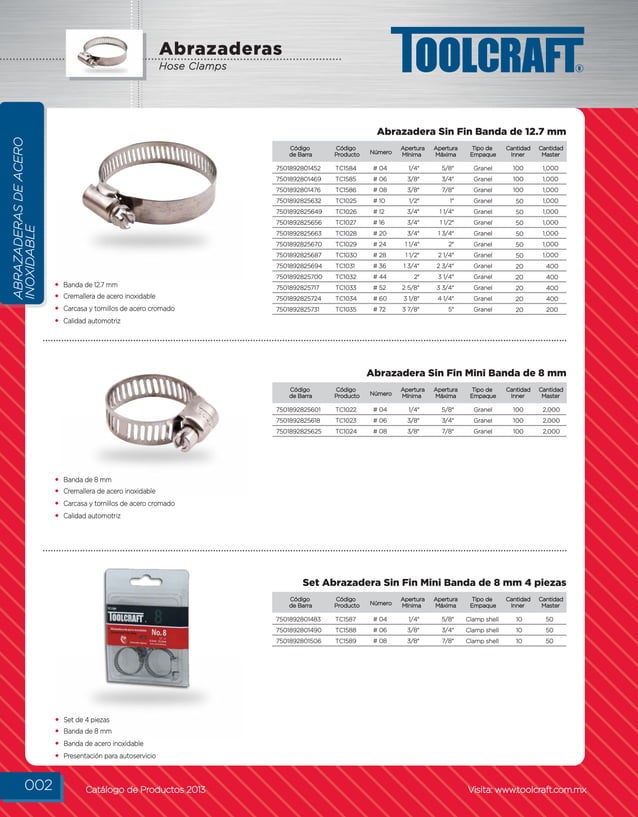 Catalogo TOOLCRAFT parte 1 de 2 | PDF