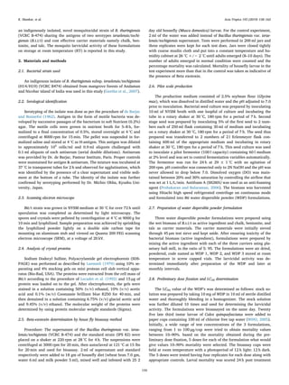 Water Dispersible Powder Formulation Studies | PDF