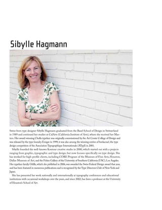 13 Female Typeface Designers | PDF