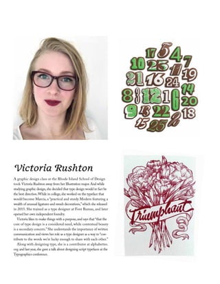 13 Female Typeface Designers | PDF