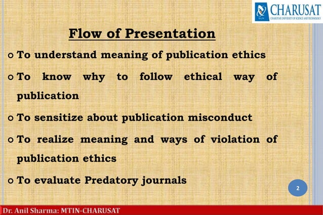 Publication ethics | PPTX | Publishing Industry | Industries