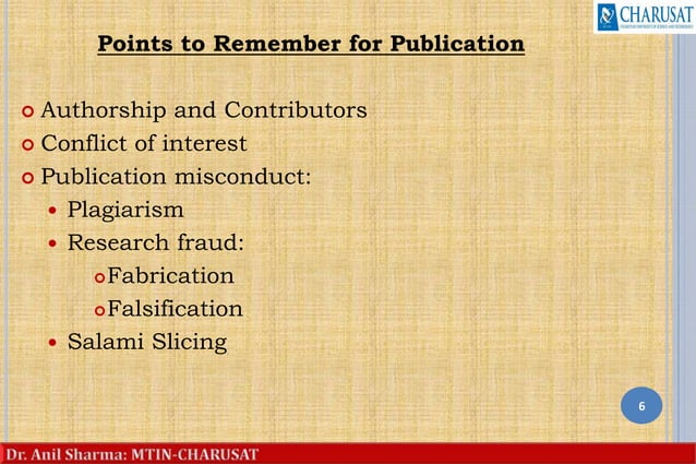 Publication ethics | PPTX | Publishing Industry | Industries