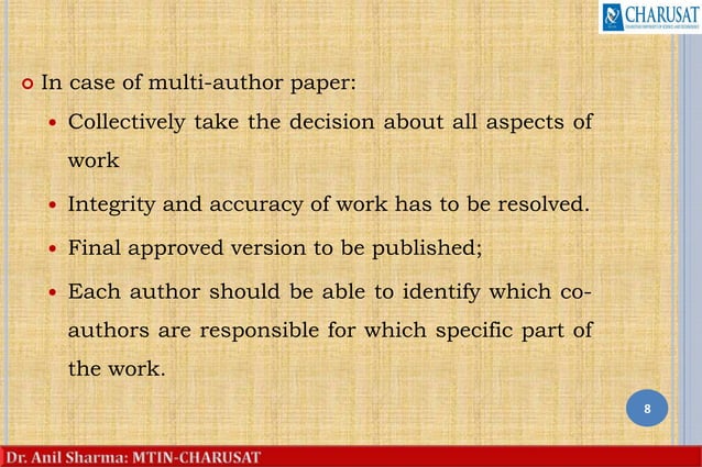 Publication ethics | PPTX | Publishing Industry | Industries