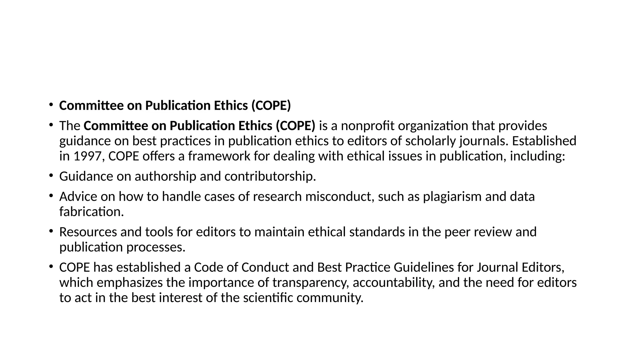 Publication Ethics for Researchers and Acadmicians | PPTX