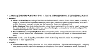 Publication Ethics for Researchers and Acadmicians | PPT