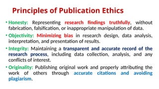 Publication Ethics Definition Introduction and Importance | PPTX
