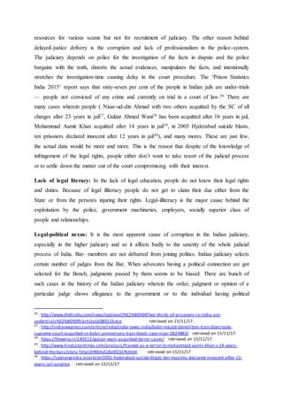 MAJOR FACTORS AFFECTING INDIAN JUDICIAL PROCESS | PDF