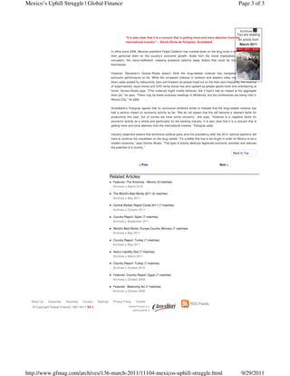 Mexico’s Uphill Struggle | PDF | Business Banking & Finance | Business