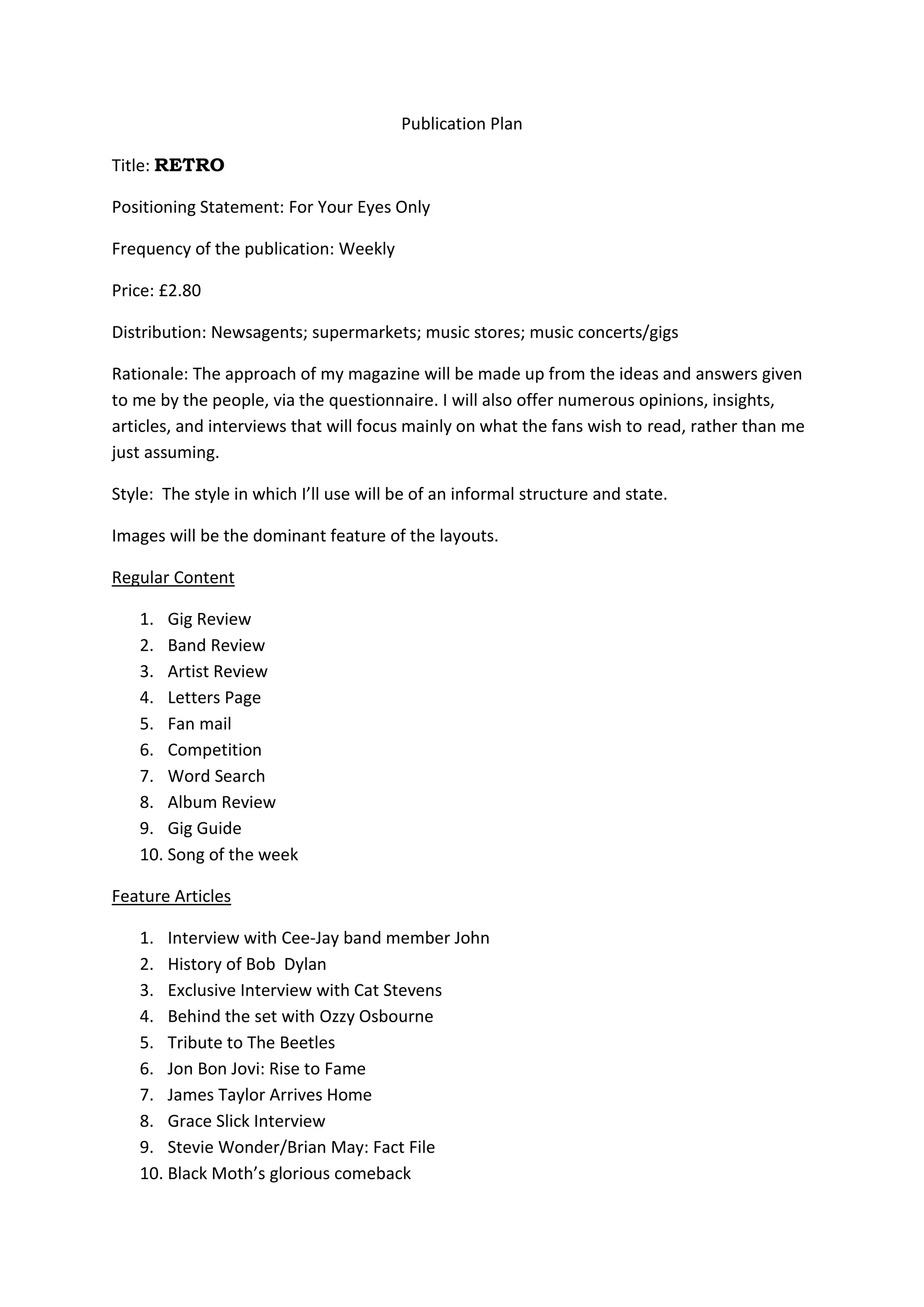 Publication plan | PDF