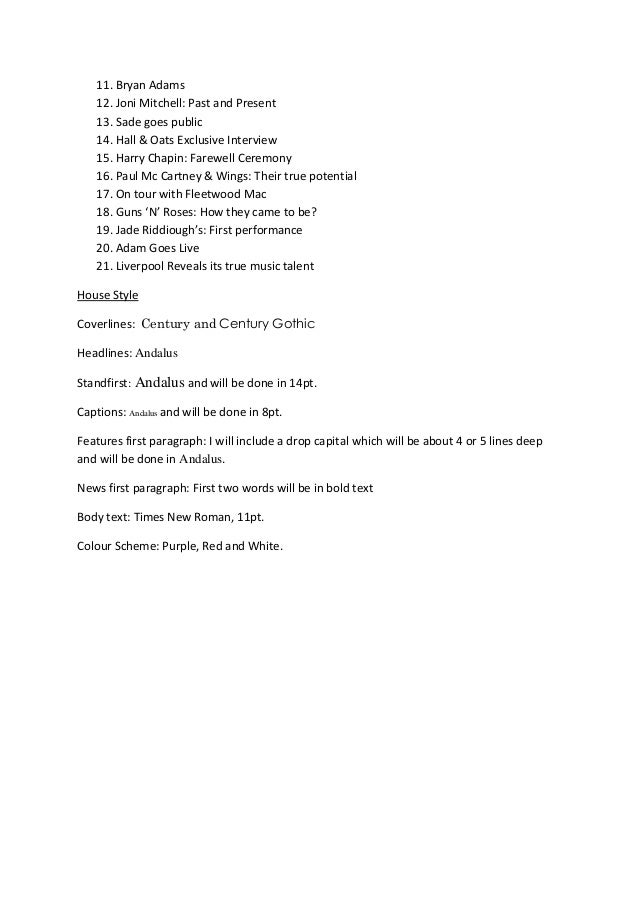 Publication Planning Template