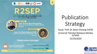 Publication strategy | PPTX
