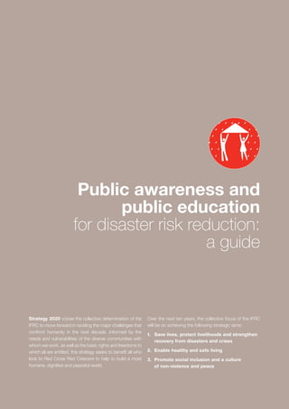 Public awareness and public education for disater risk reduction | PDF