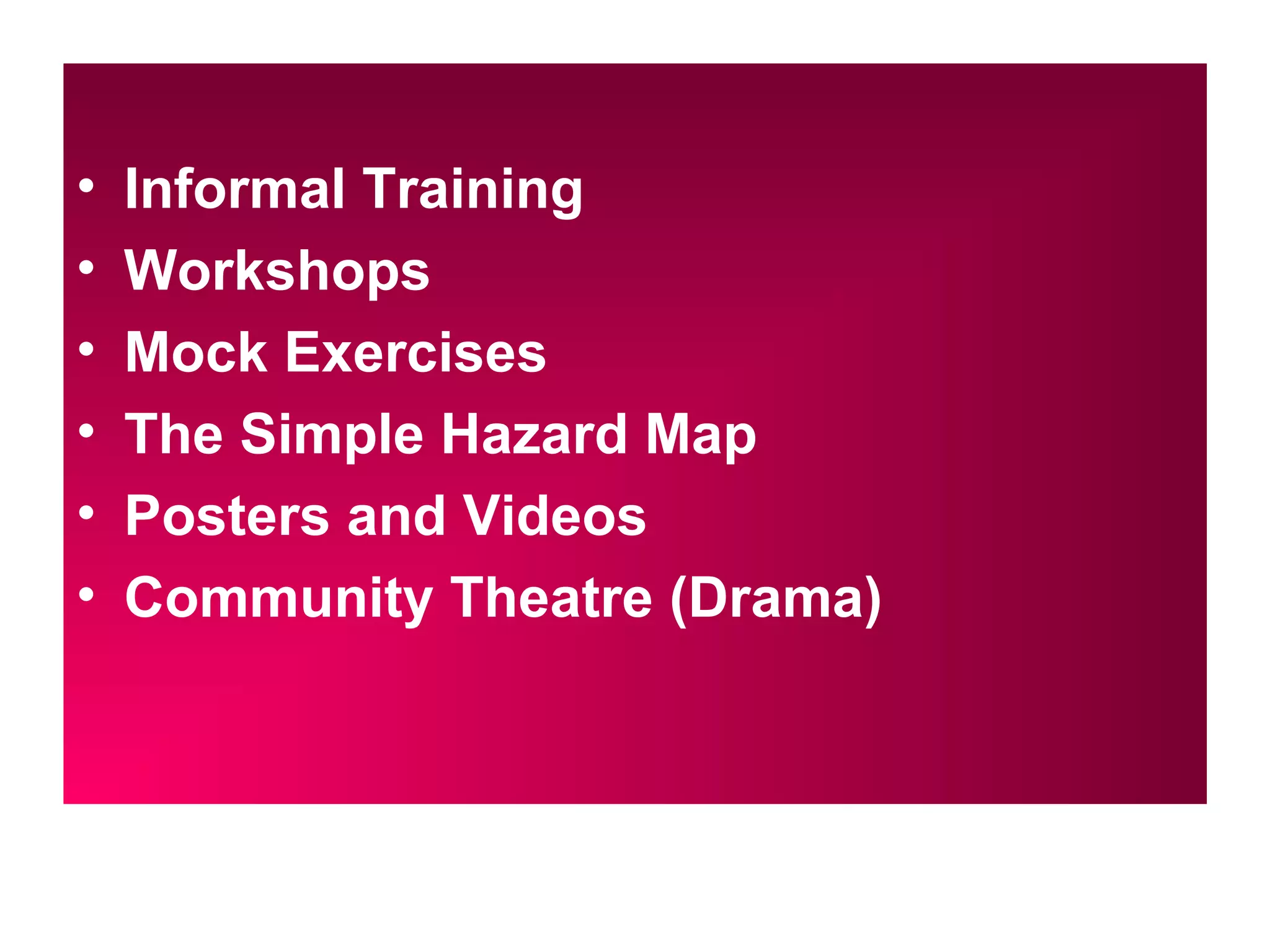Public awareness on disaster management | PPT