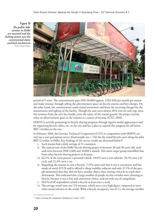 Public Bicycle Scheme in India | PDF