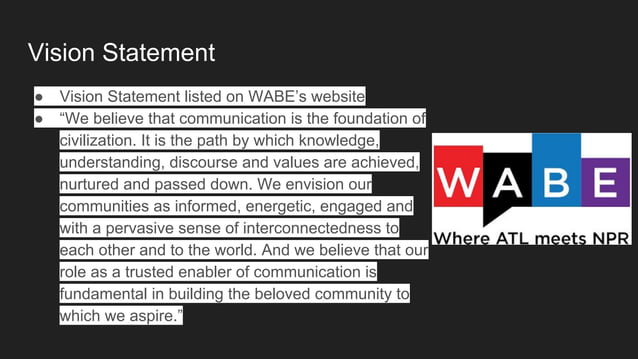 Public broadcasting atlanta wabe 90.1 npr | PPT