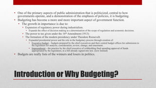 Public budgeting | PPTX