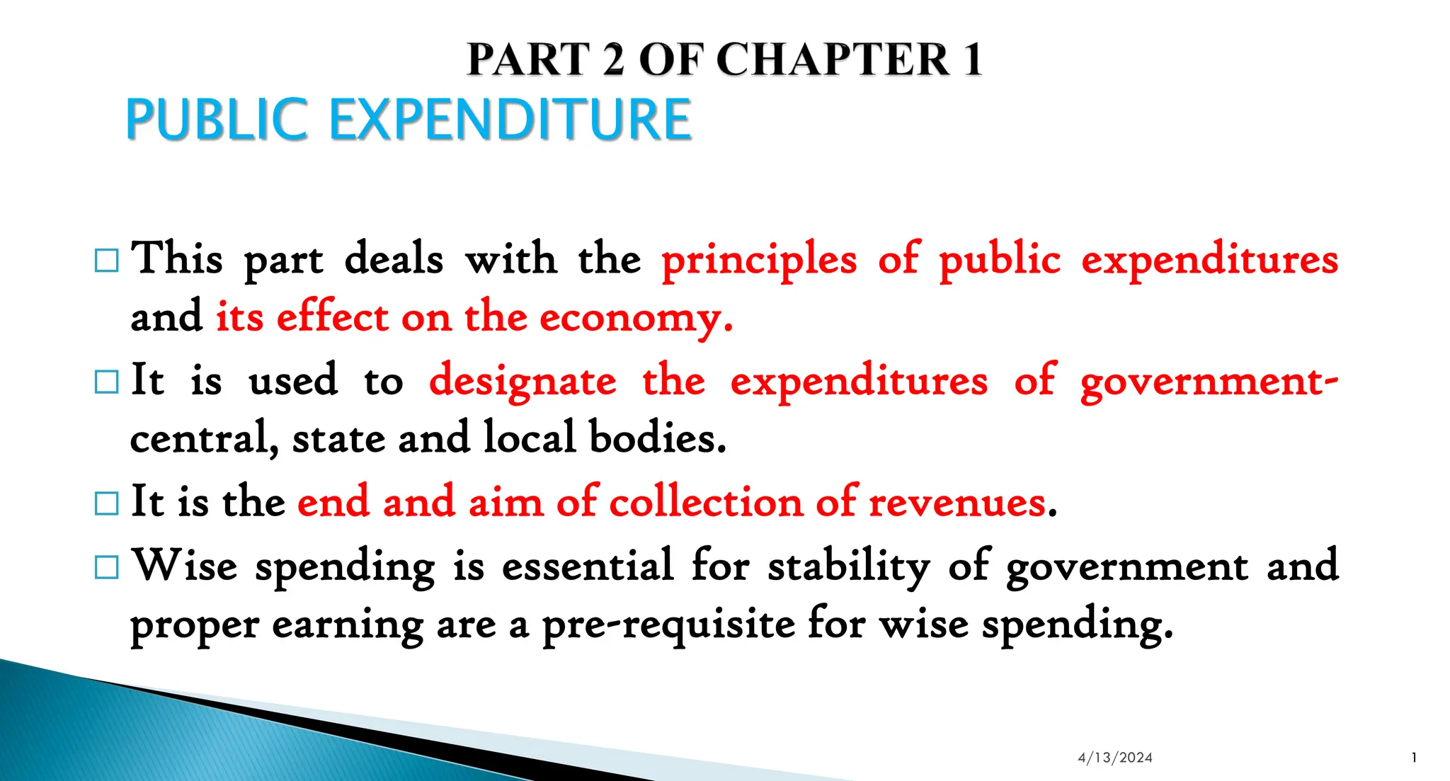 public FINANCE chapter 2 EXPENDITURE.pdf