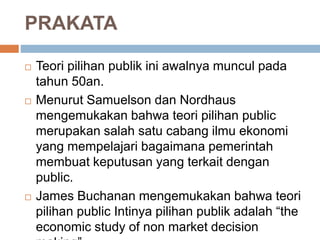 Public choice | PPTX