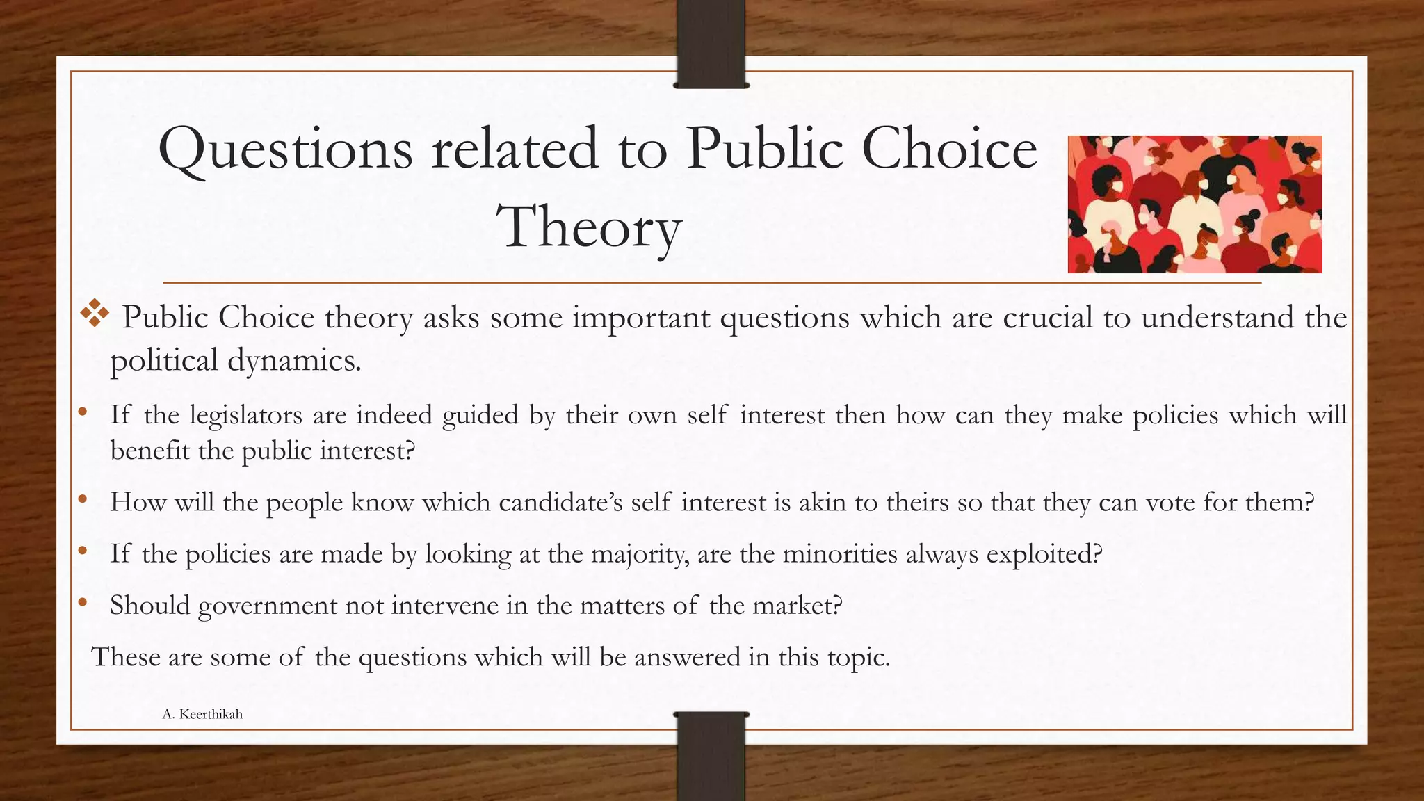 Public choice theory | PPTX