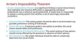 The Theory of Public Choice and Application | PPTX
