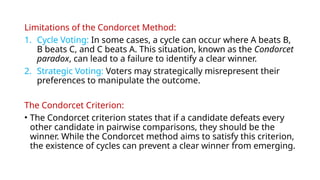 The Theory of Public Choice and Application | PPTX