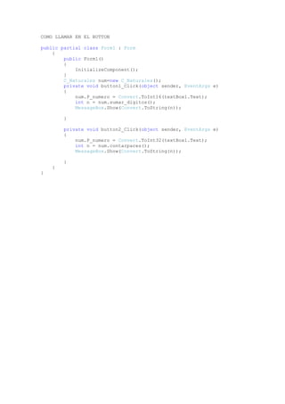 Public class c | DOCX