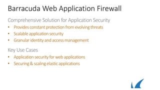 Barracuda WAF deployment in AWS | PPT