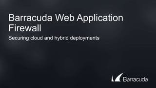Barracuda WAF Deployment in Microsoft Azure | PPT
