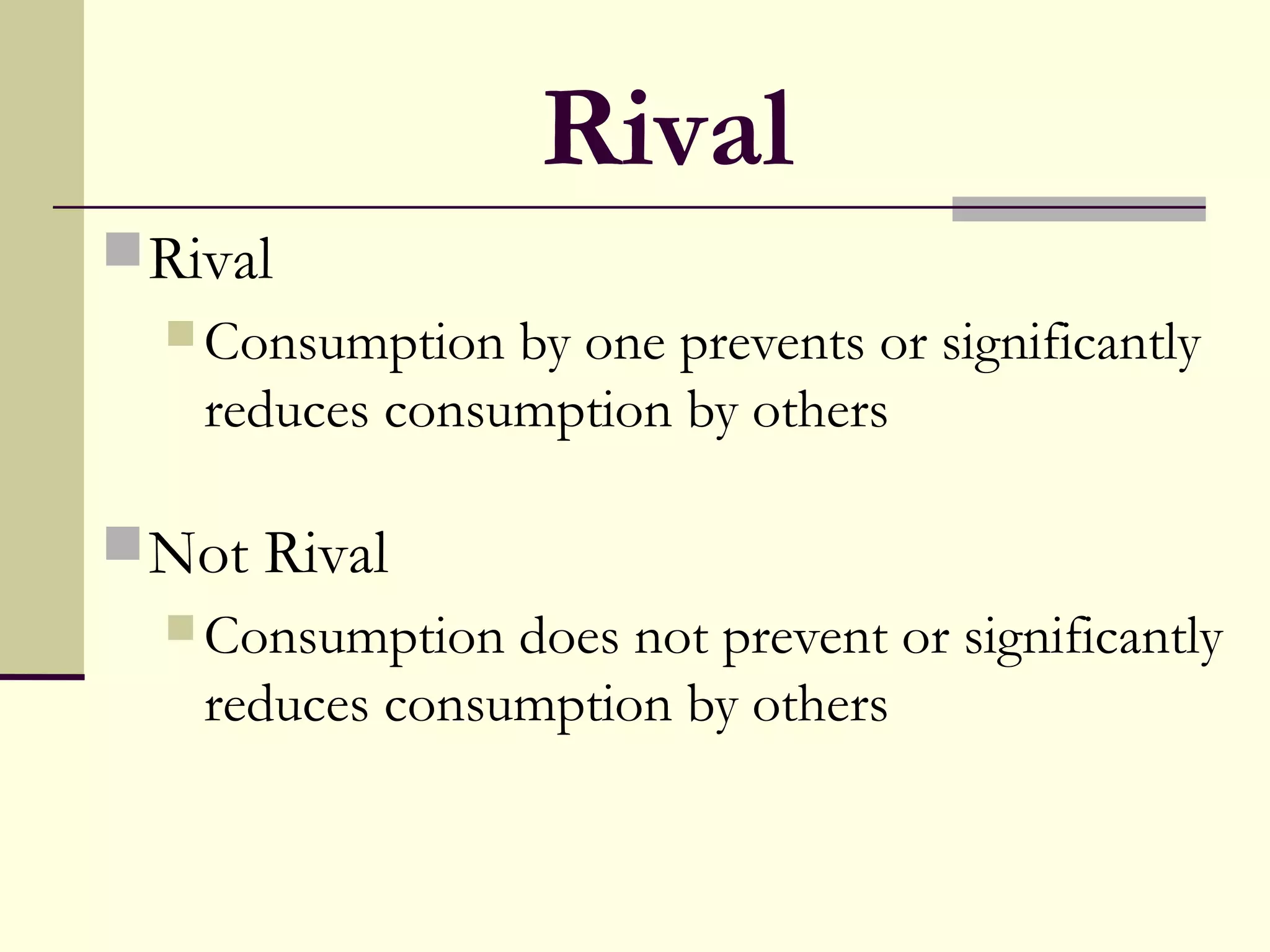 Common Pool Goods | PPT
