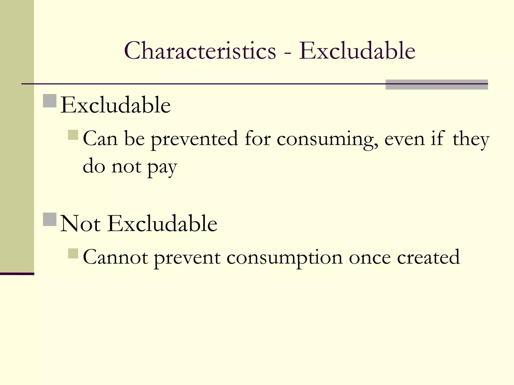 Common Pool Goods | PPT