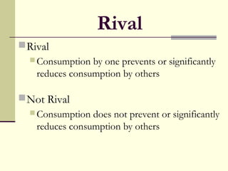 Common Pool Goods | PPT