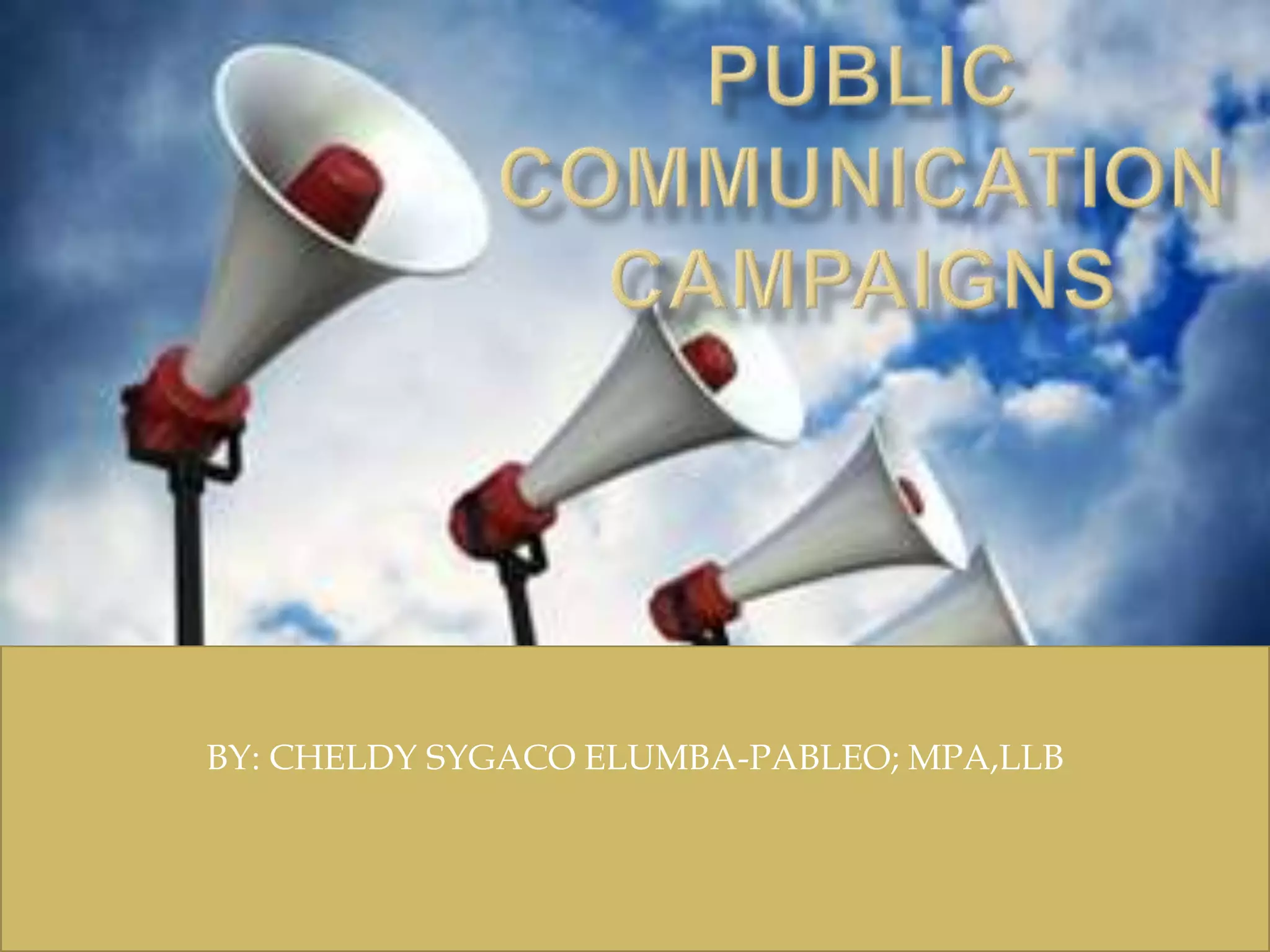 Communicating for Change: Understanding Public Communication Campaigns ...