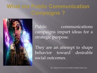 Public communication campaign | PPTX