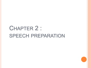 Public communication skills chapter 2 | PPTX
