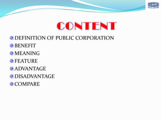 Public corporation | PPTX