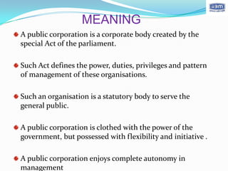 Public corporation | PPTX