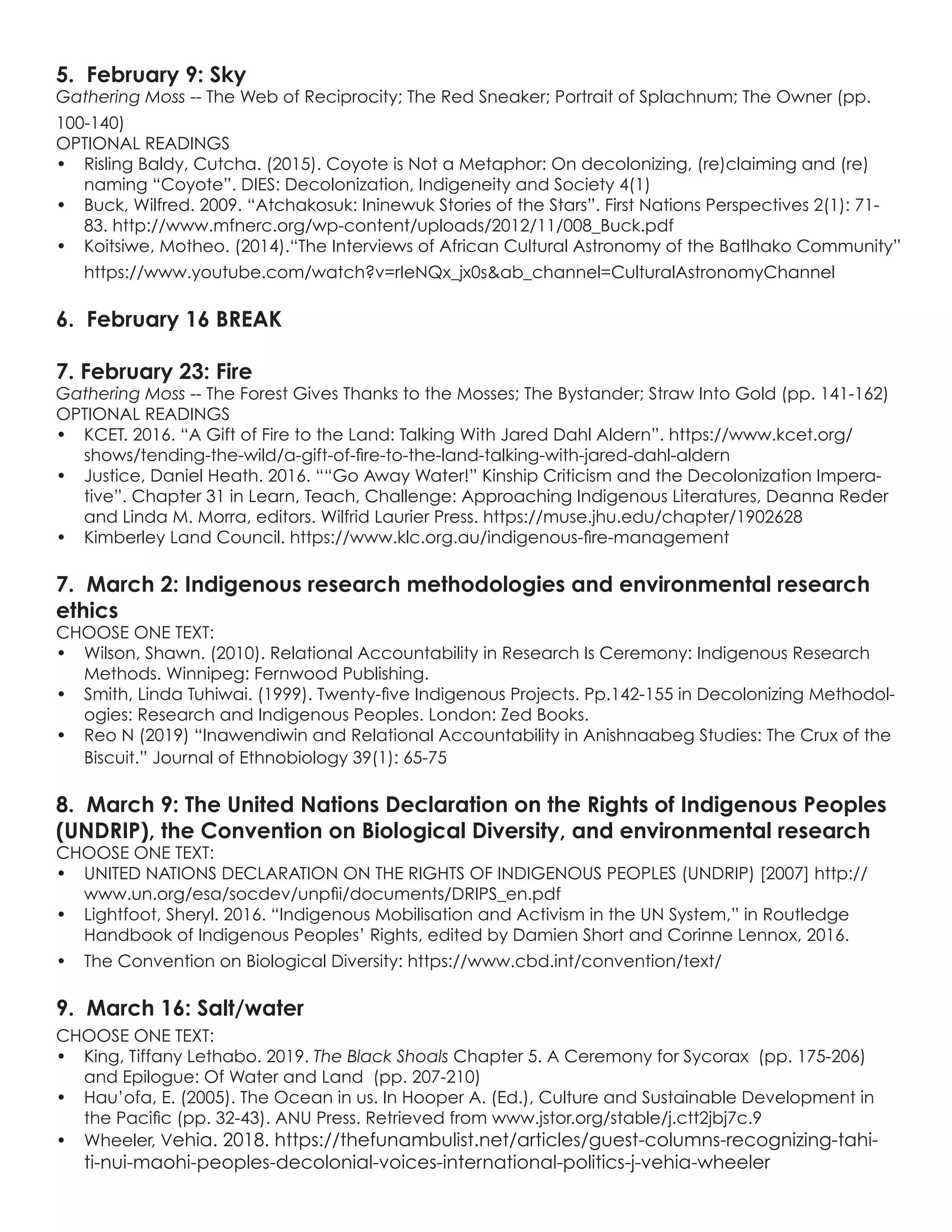 Public course outline indg 3015 2021 | PDF