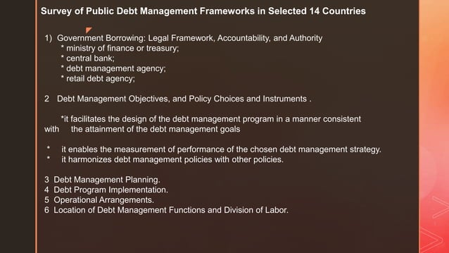 Public debt management agency.... | PPT