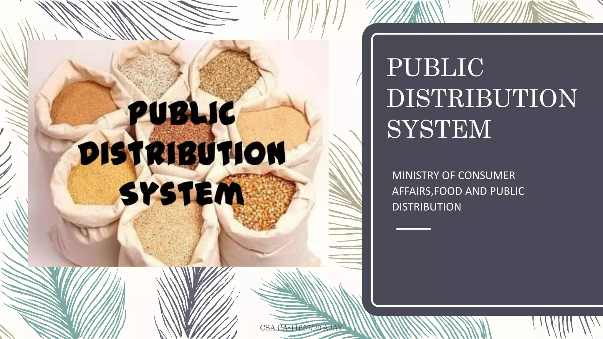 Public Distribution System | PPTX