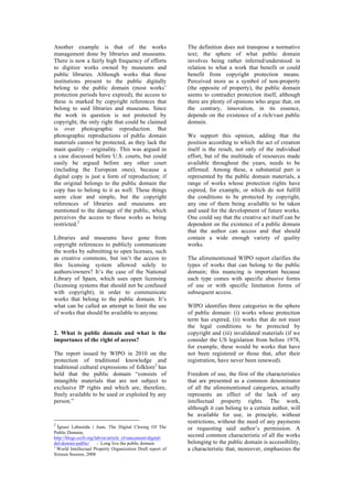 Public domain protection. Uses and reuses of public domain works | PDF