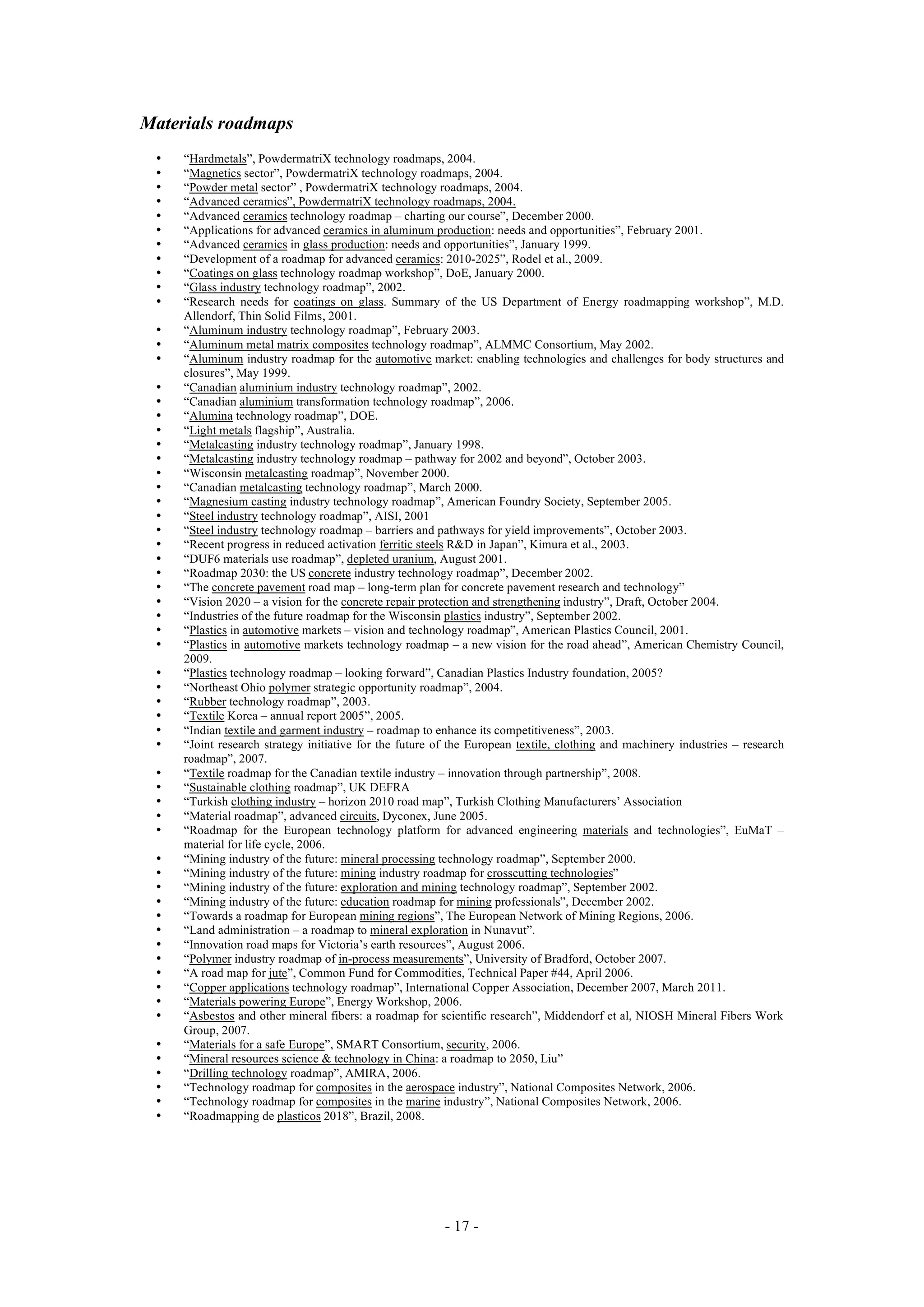 Public domain roadmaps | PDF