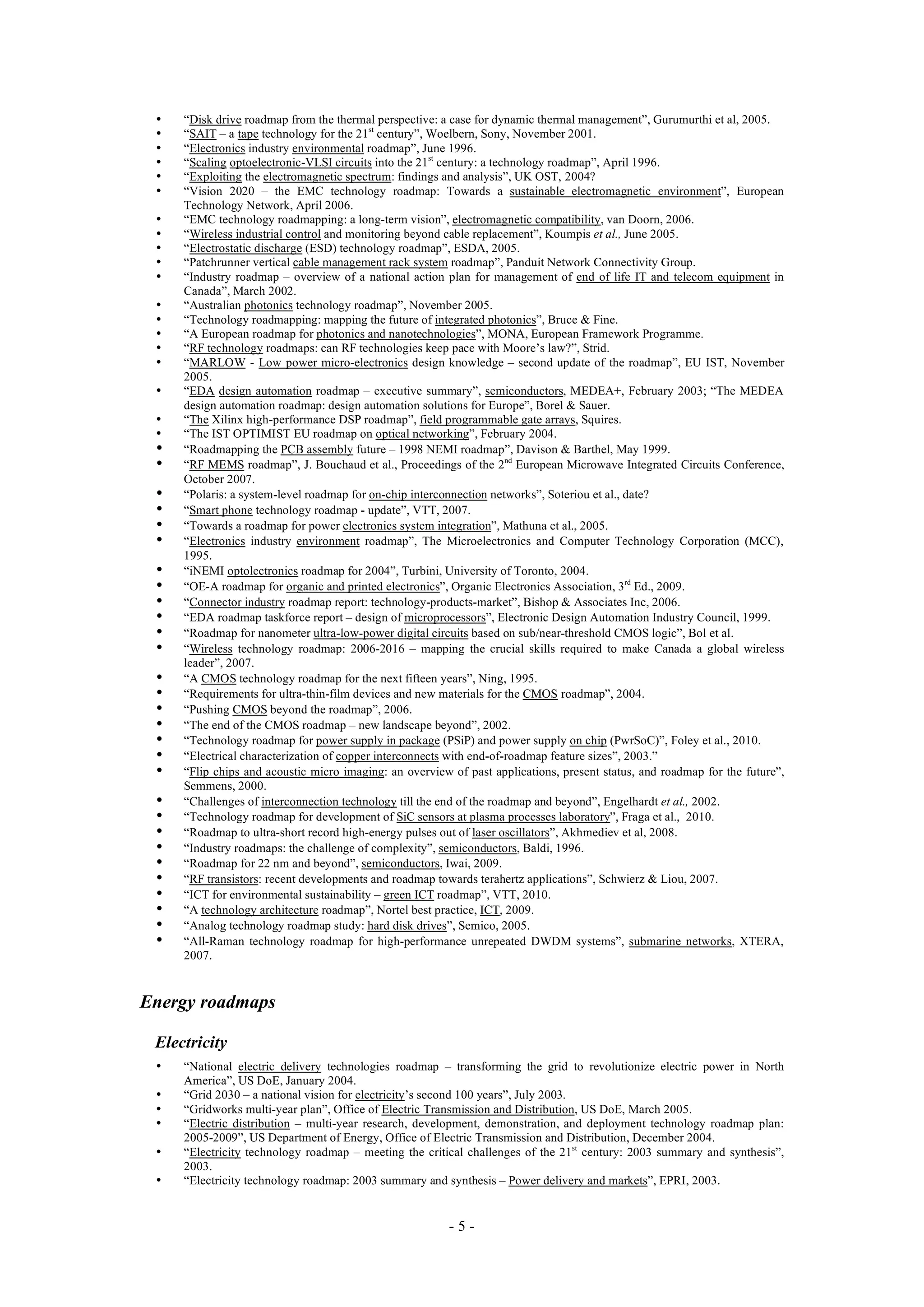 Public domain roadmaps | PDF