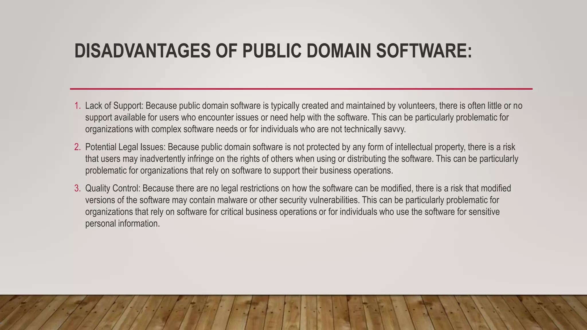 Public domain software.pptx