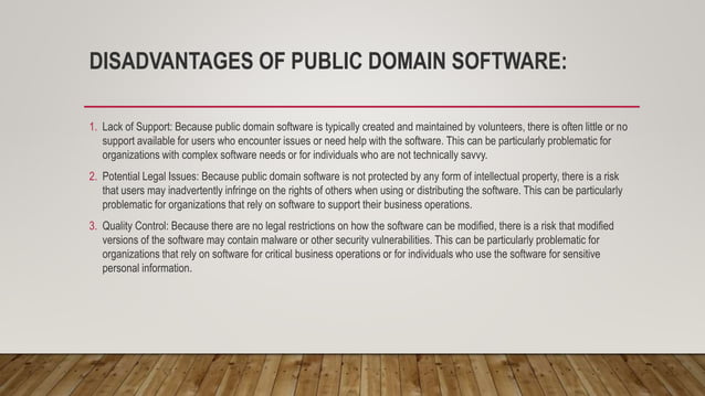 Public domain software.pptx | Shareware and Freeware | Computer Software and Applications