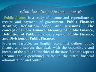 Public economics e content | PPTX