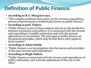 Public economics e content | PPTX