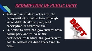 Public economics unit 3 public expenditure and public debt | PPTX
