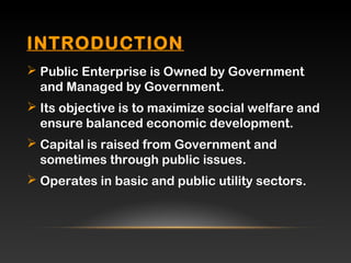Public enterprise | PPT